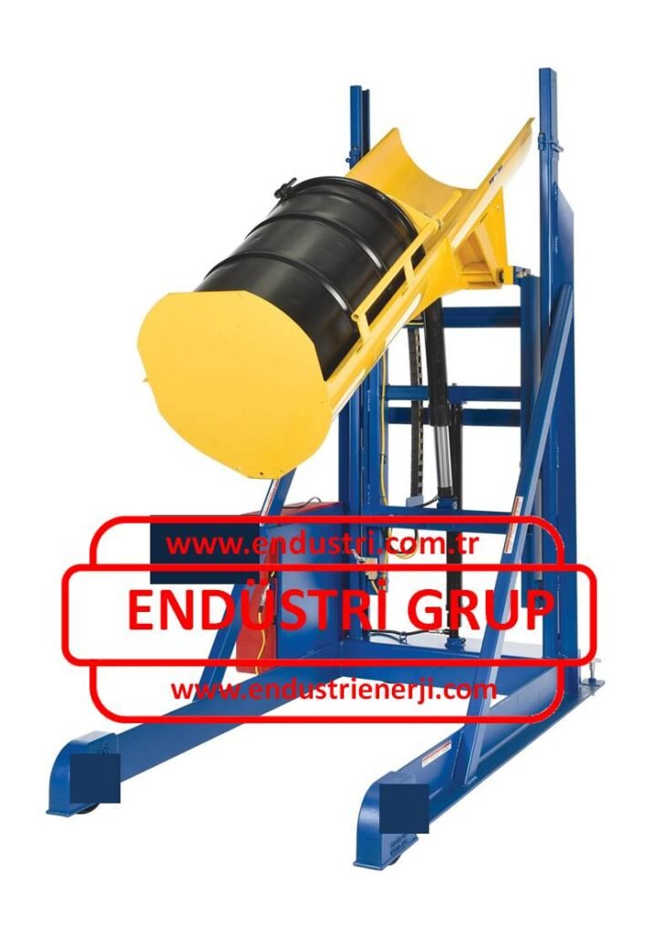 Metal kasa varil box konteyner devirme makinası | ENDÜSTRİ GRUP ENERJİ
